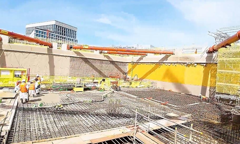 Careys concrete pour at Imperial basement | Careys